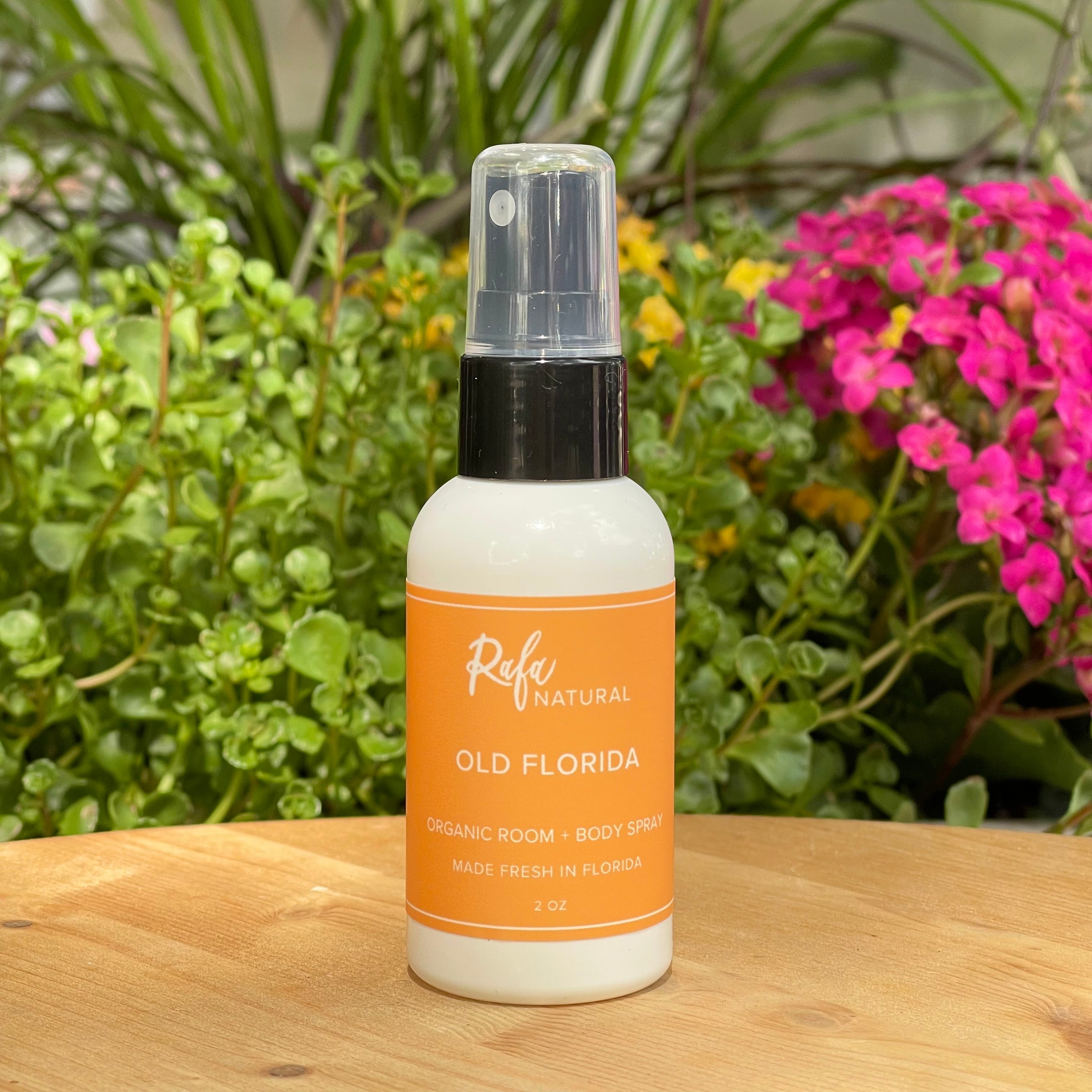 Old Florida Room & Body Spray 2oz | Rafa Natural